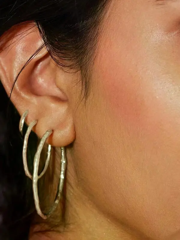 Monica Vinader Siren Muse Medium Hoop Earrings