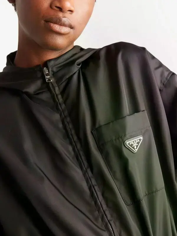 Prada Re-nylon Hooded Raincoat
