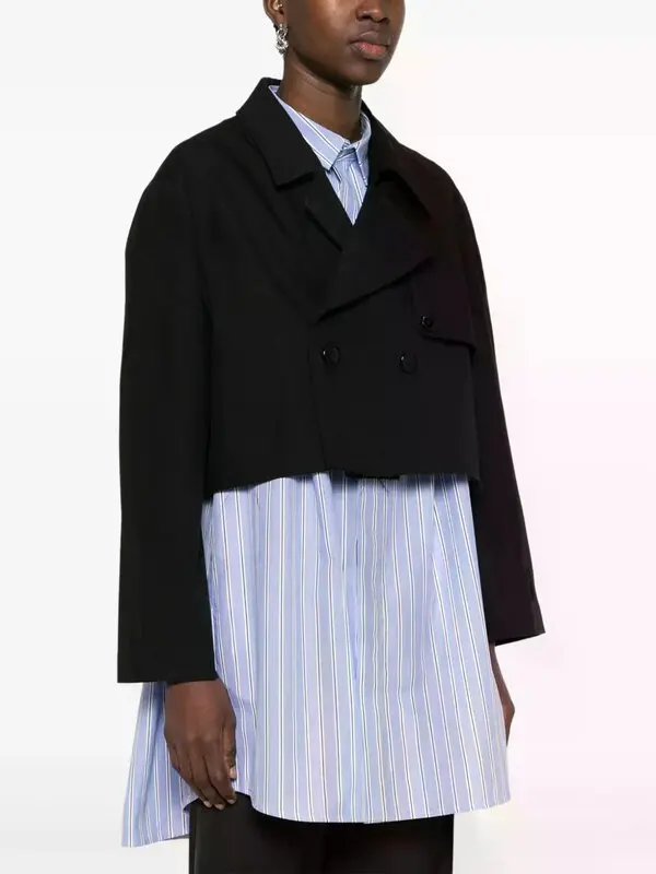 MAISON MARGIELA Double-breasted Cropped Jacket