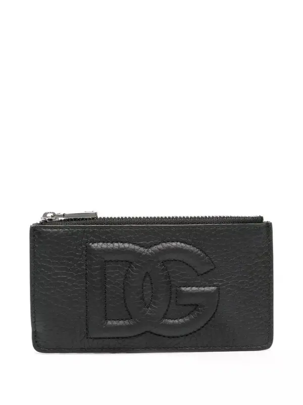 Dolce & Gabbana Logo-embossed Card Holder - Black