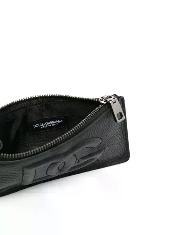 Dolce & Gabbana Logo-embossed Card Holder - Black