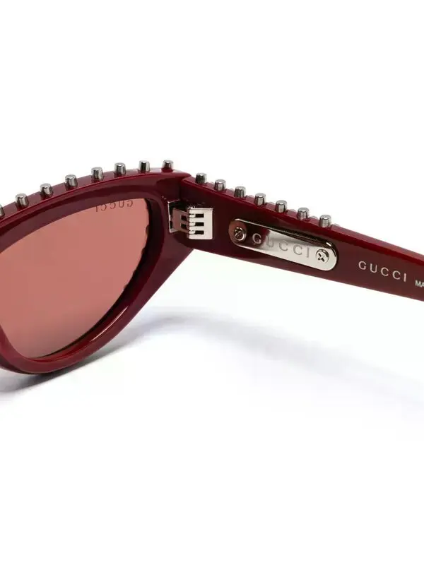 Gucci Embellished Cat Eye Sunglasses