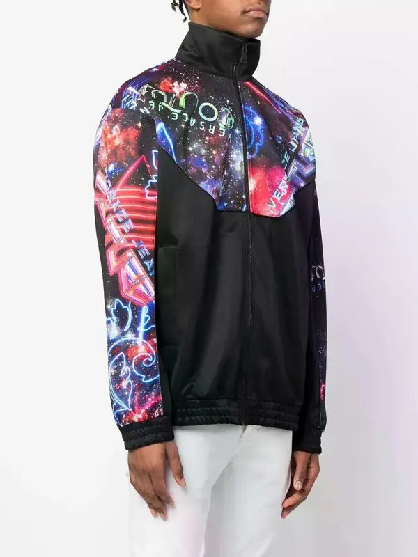 Versace Logo Digital-print Bomber Jacket