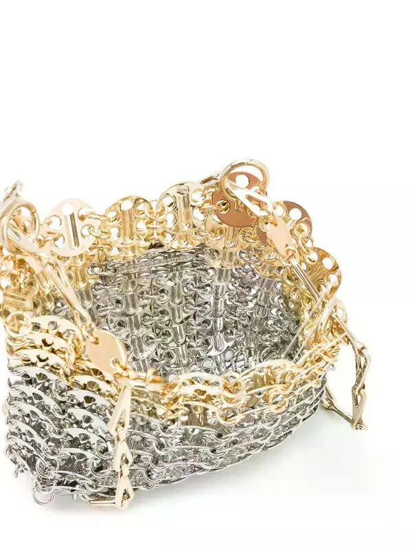 Rabanne Iconic Skyline 1969 Nano Bag - Silver