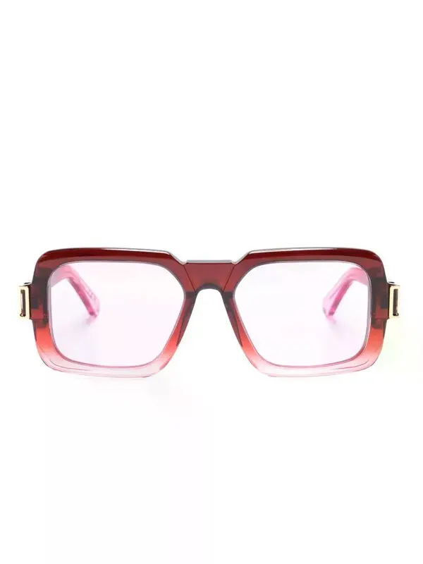 Marni Zamalek Square-frame Glasses - Red
