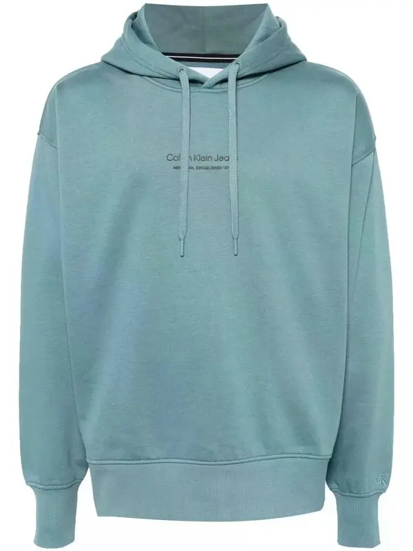 Calvin Klein Logo-print Drawstring Hoodie