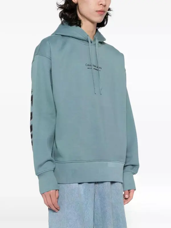 Calvin Klein Logo-print Drawstring Hoodie