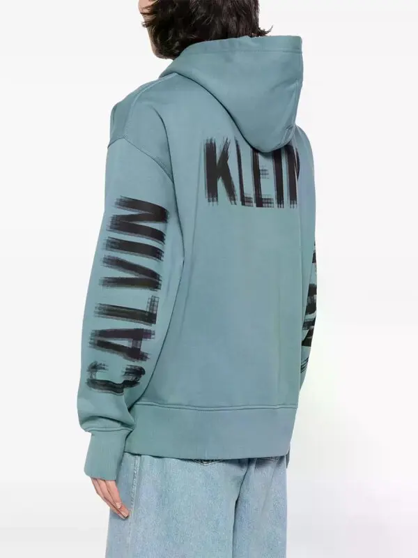 Calvin Klein Logo-print Drawstring Hoodie
