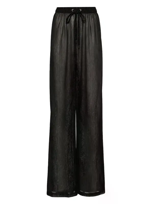 PARAMIDONNA Aurora Lurex Trousers - Black