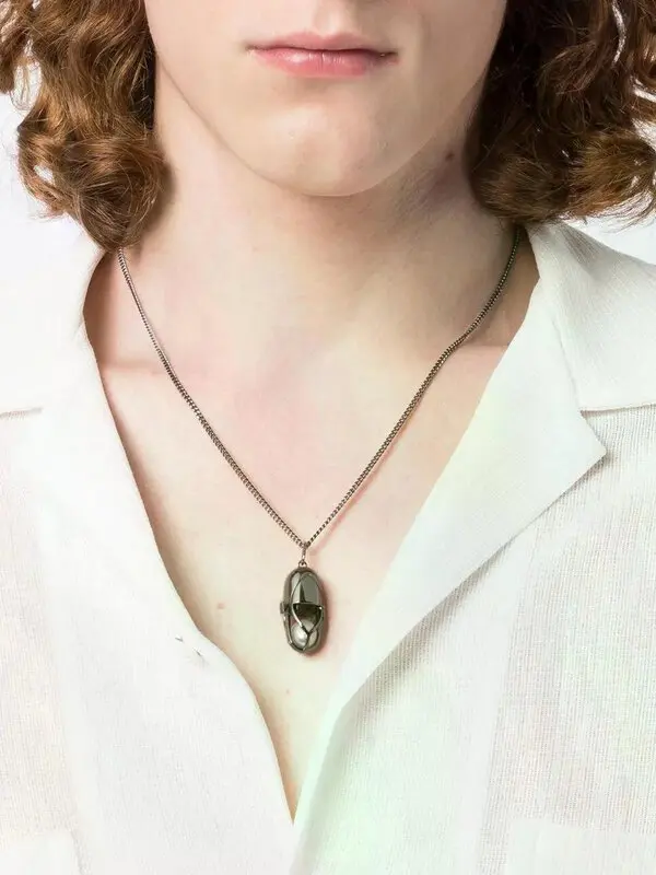 CAPSULE ELEVEN Pearl Pendant Necklace - Silver