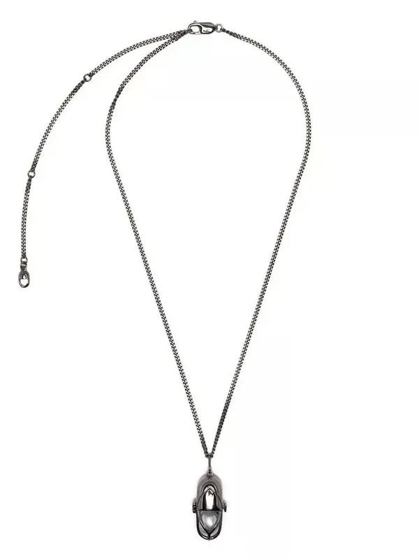 CAPSULE ELEVEN Pearl Pendant Necklace - Silver
