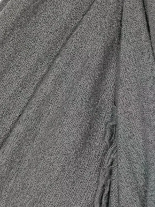 Yohji Yamamoto Distressed-finish Wool Scarf