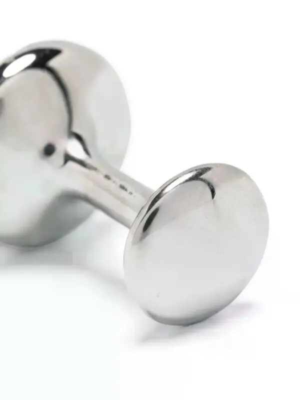 FURSAC Engraved-logo Detail Cufflinks - Silver