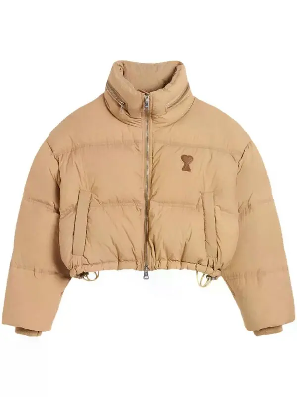 AMI Paris Logo-print Padded Jacket