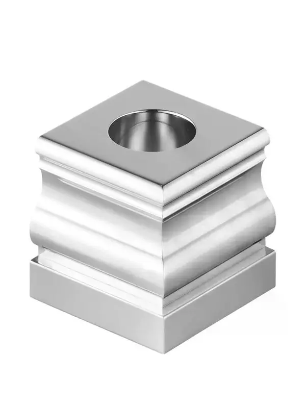 Christofle Small Perspectives Al Candle Holder - Silver