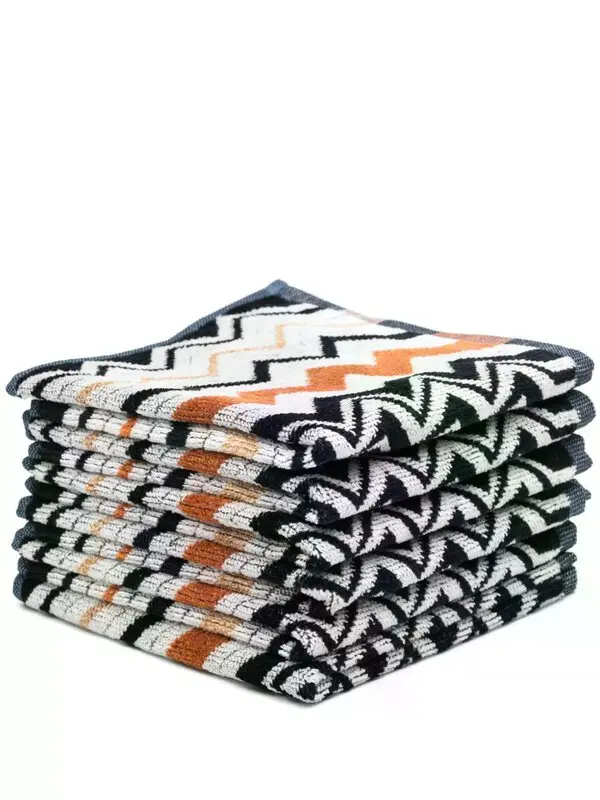Missoni Bernard Face Towels - White
