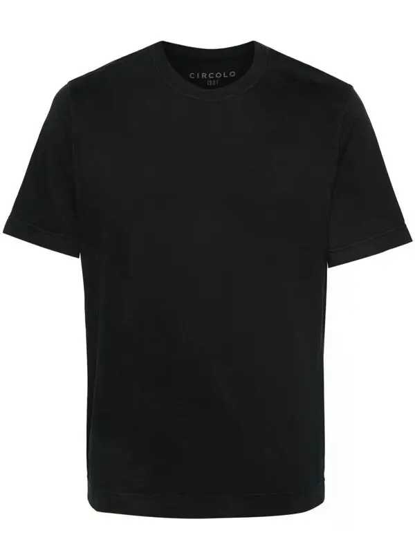 CIRCOLO 1901 Short-sleeve Cotton T-shirt - Black