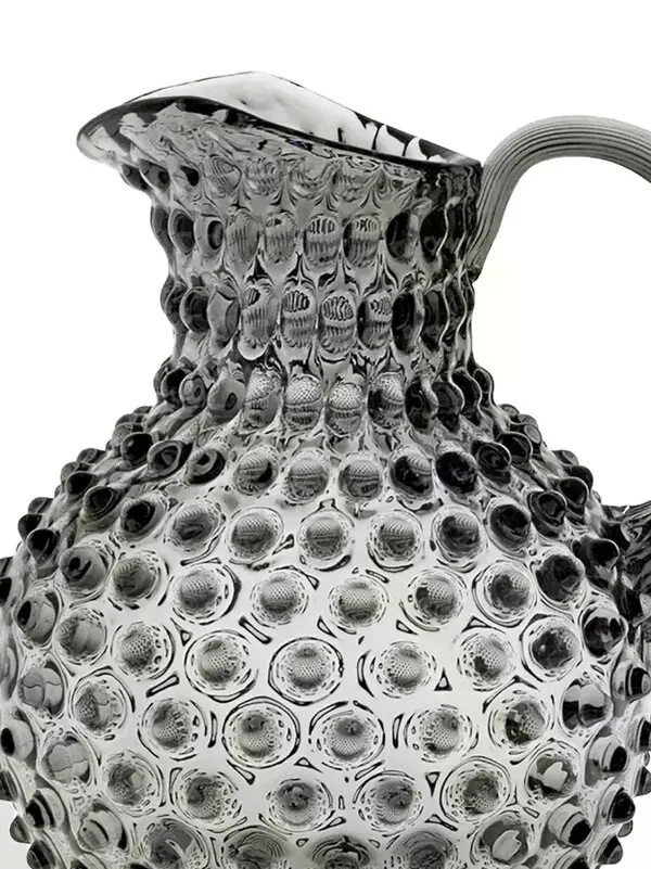 KLIMCHI Hobnail Crystal Jug - Black