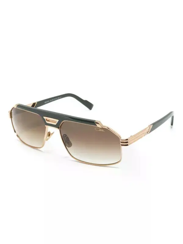 Cazal Aviator Pilot Frame Sunglasses - Gold