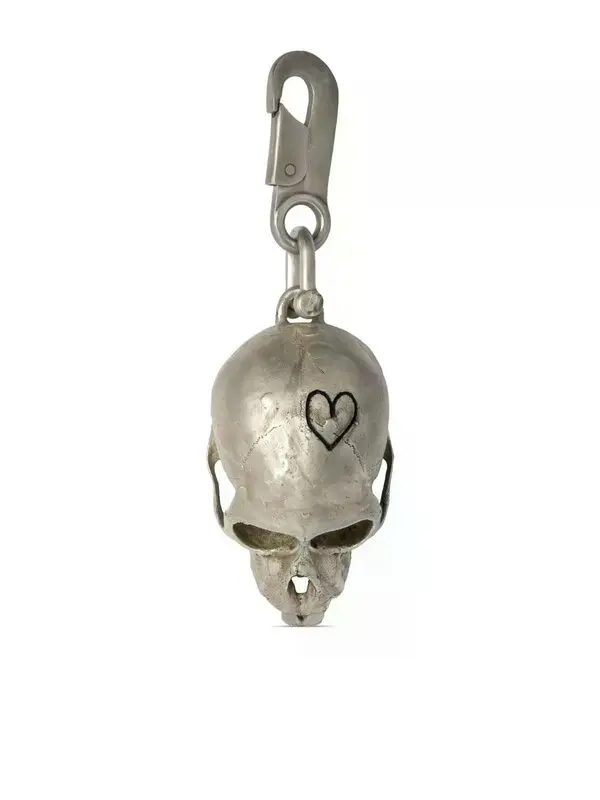 PARTS OF FOUR Monkey Skull Charm - Silver