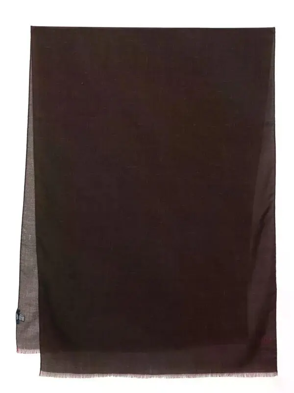 BARBA NAPOLI Fringed Scarf - Brown