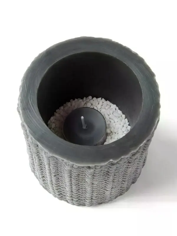 Brunello Cucinelli Wax Candle Lantern - Grey
