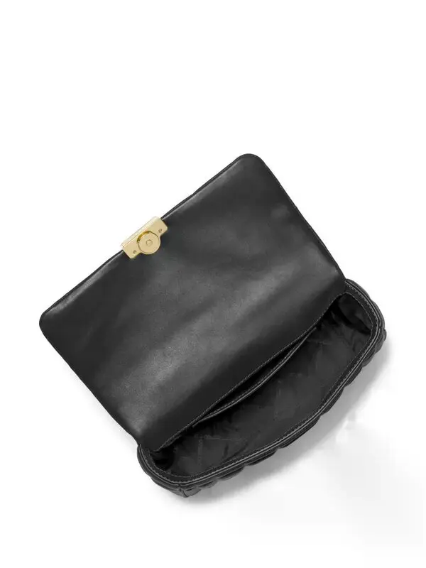 Michael Kors Tribeca Quilted Leather Shoulder Bag - Black
