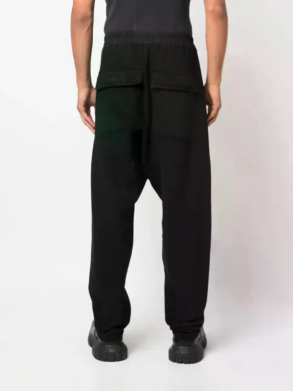 Rick Owens Drawstring-waistband Drop-crotch Trousers - Black