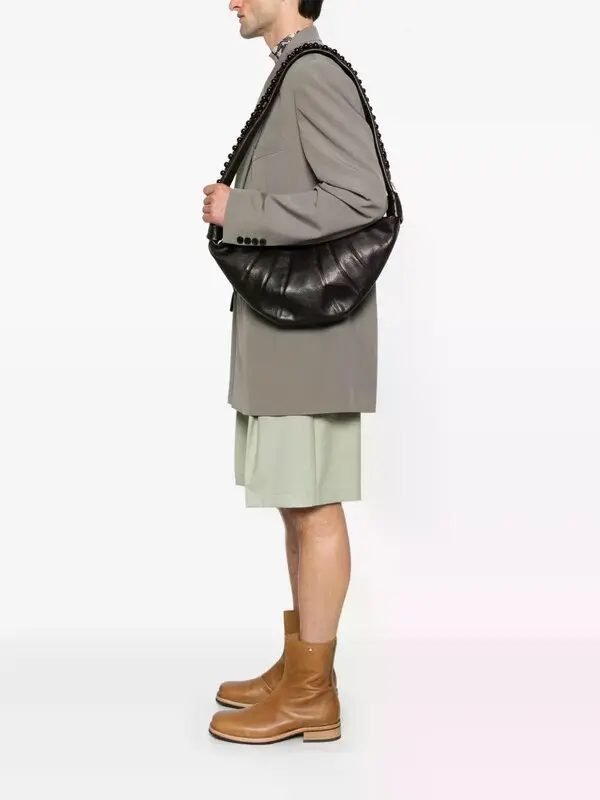 LEMAIRE Medium Pearls Croissant Shoulder Bag