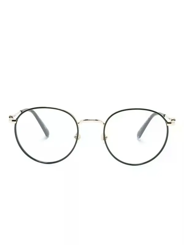 Moncler Round Frame Glasses - Black