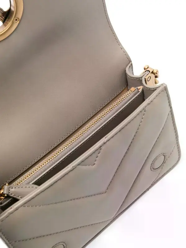 Pinko Mini Love Click Cross Body Bag - Grey