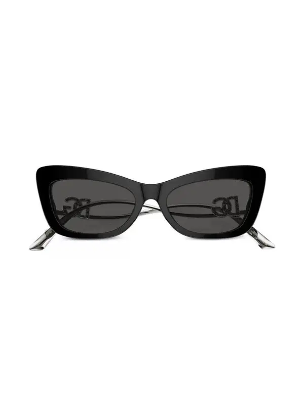 Dolce & Gabbana Crystal Embellished Cat-eye Sunglasses