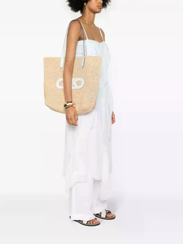 Michael Kors Eliza Interwoven Tote Bag