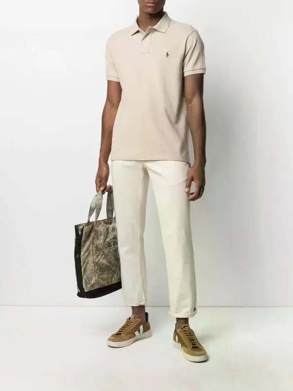 Polo Ralph Lauren Logo-embellished Polo Shirt - Neutrals
