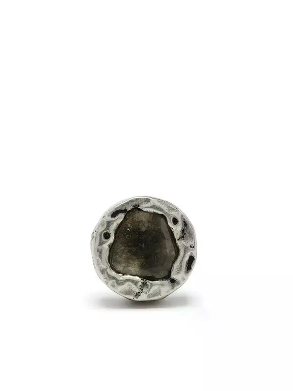 PARTS OF FOUR Single Diamond Stud Earring - Silver