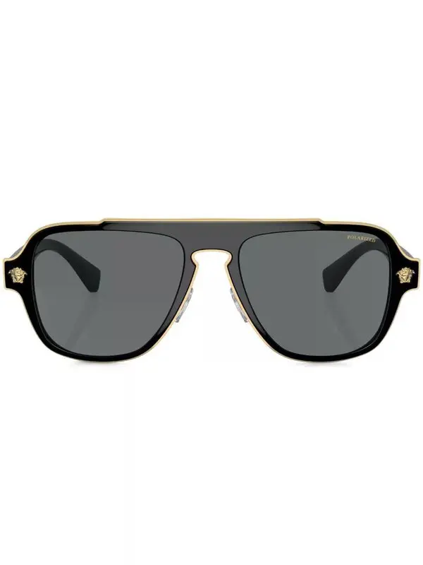 Versace Aviator-frame Sunglasses - Black