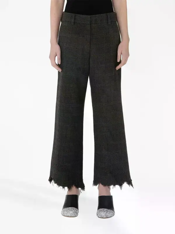 JW Anderson Distressed-effect Straight-leg Trousers