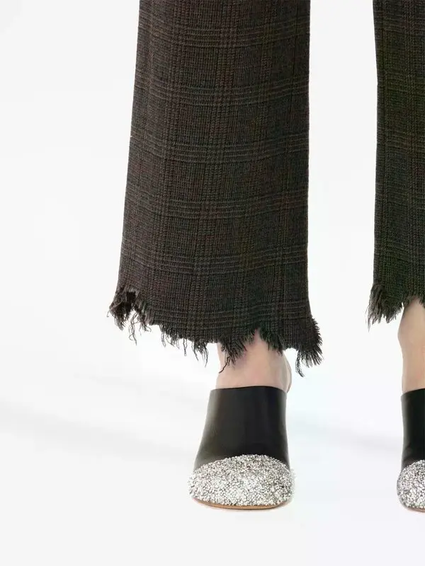 JW Anderson Distressed-effect Straight-leg Trousers