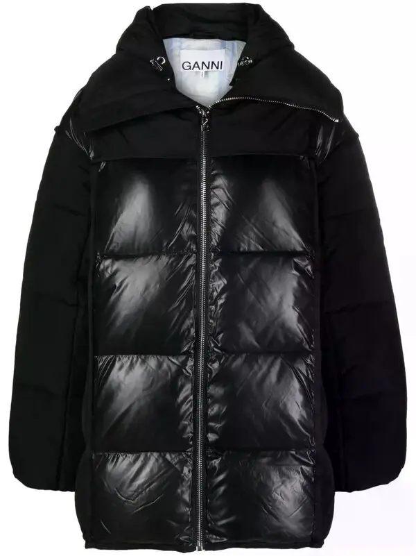 GANNI Hooded Padded Jacket