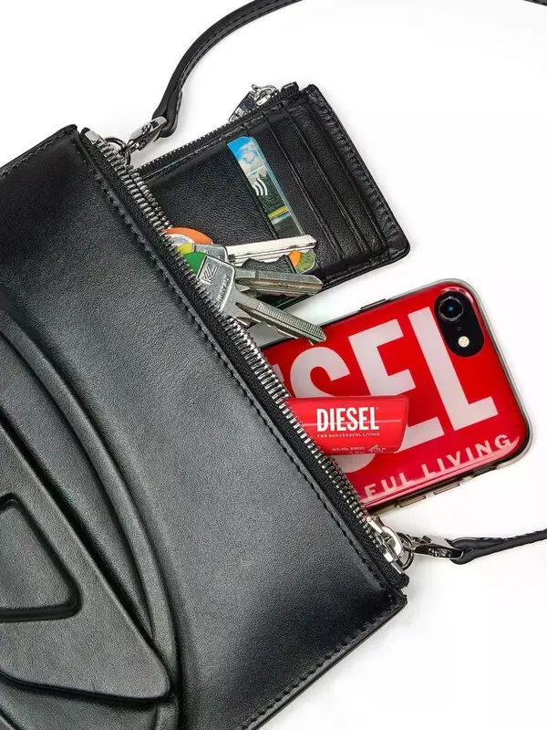 DIESEL® 1dr Twin Shoulder Bag - Black