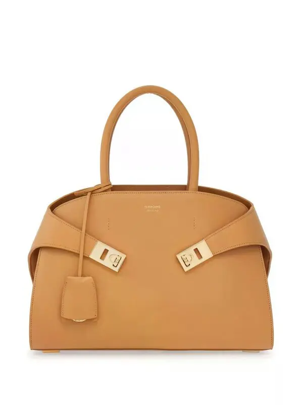 FERRAGAMO Mini Hug Tote Bag - Neutrals