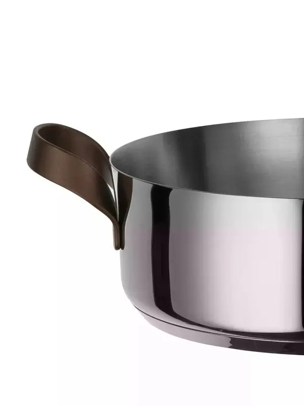 ALESSI Edo Low Casserole Stainless-steel Saucepan - Silver
