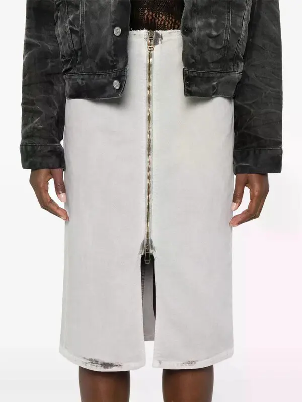 HAIKURE Light Denim Pencil Skirt