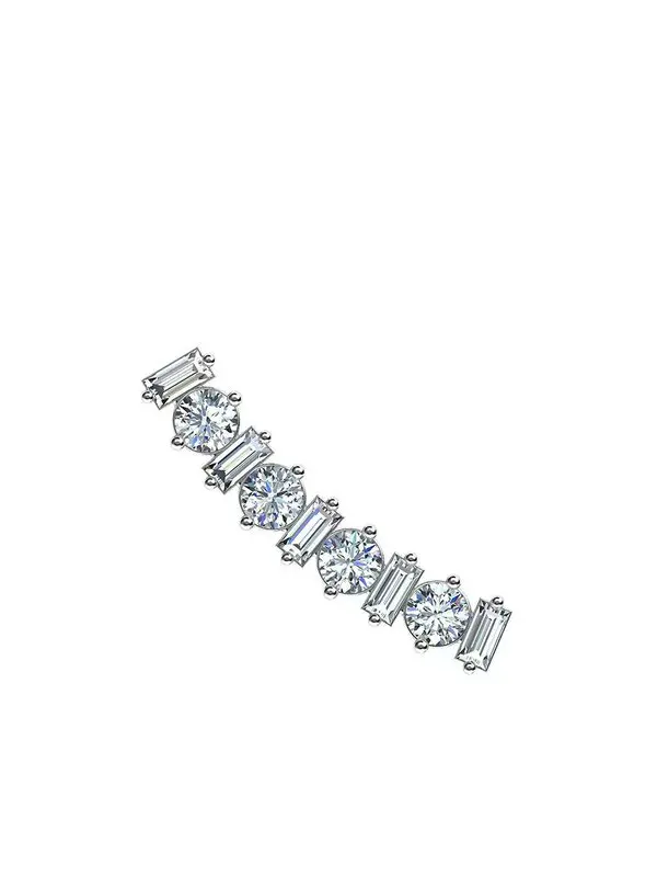 ALINKA 18kt White Gold Amalfi Diamond Ear Cuff - Silver
