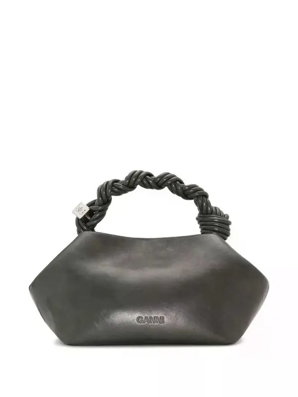 GANNI Small Bou Tote Bag - Grey