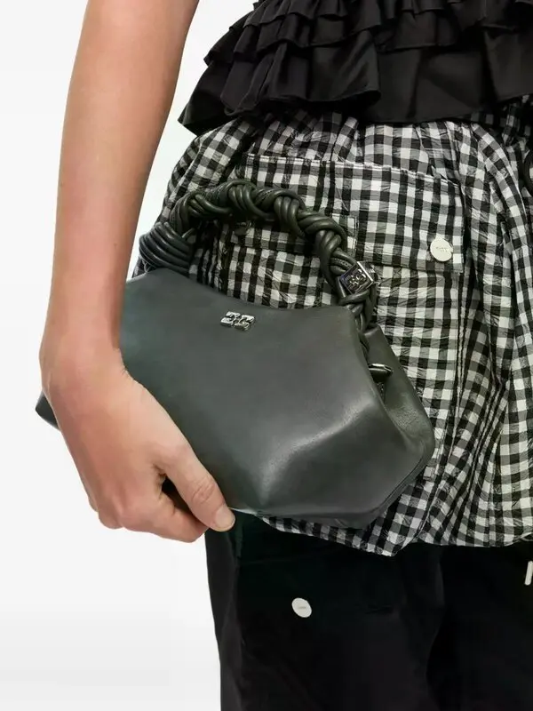 GANNI Small Bou Tote Bag - Grey