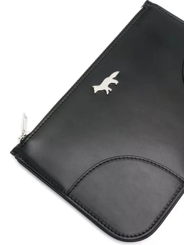 Maison Kitsuné Boogie Leather Clutch