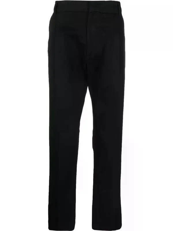 LOW BRAND Concealed-front Fastening Trousers