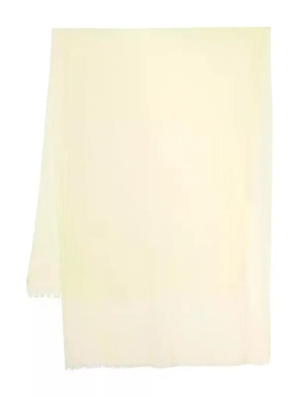 Fabiana Filippi Frayed-edge Twill Scarf - Yellow