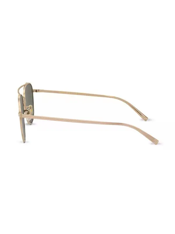 Oliver Spencer Rivetti Pilot-frame Sunglasses